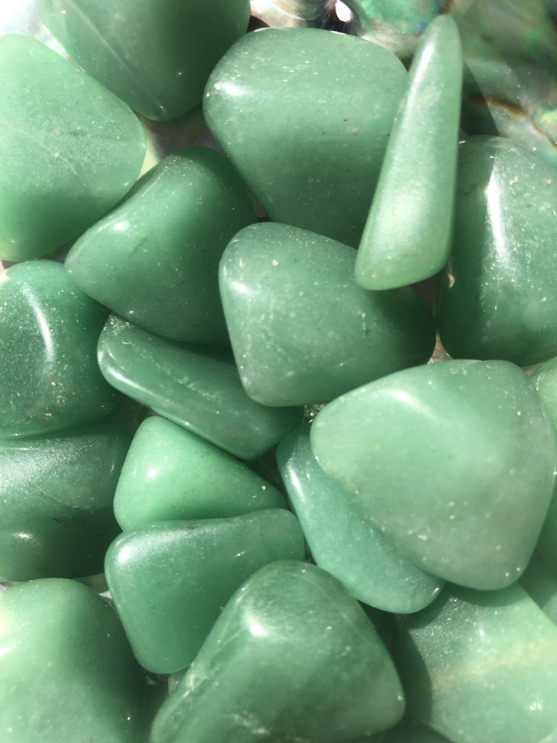 Green Quartz Tumbled